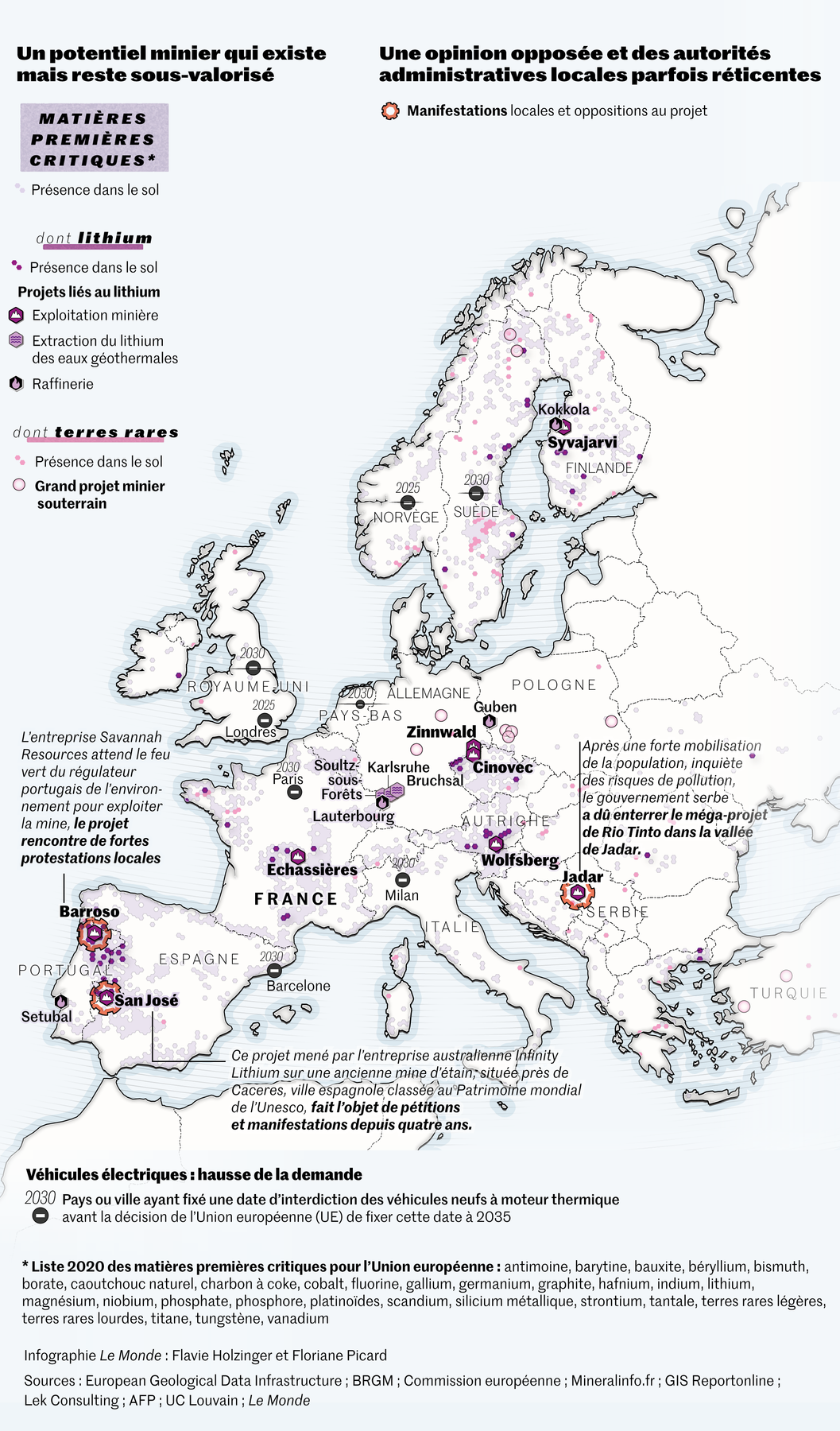 Lithium, terres rares : le réveil tardif des mines en Europe