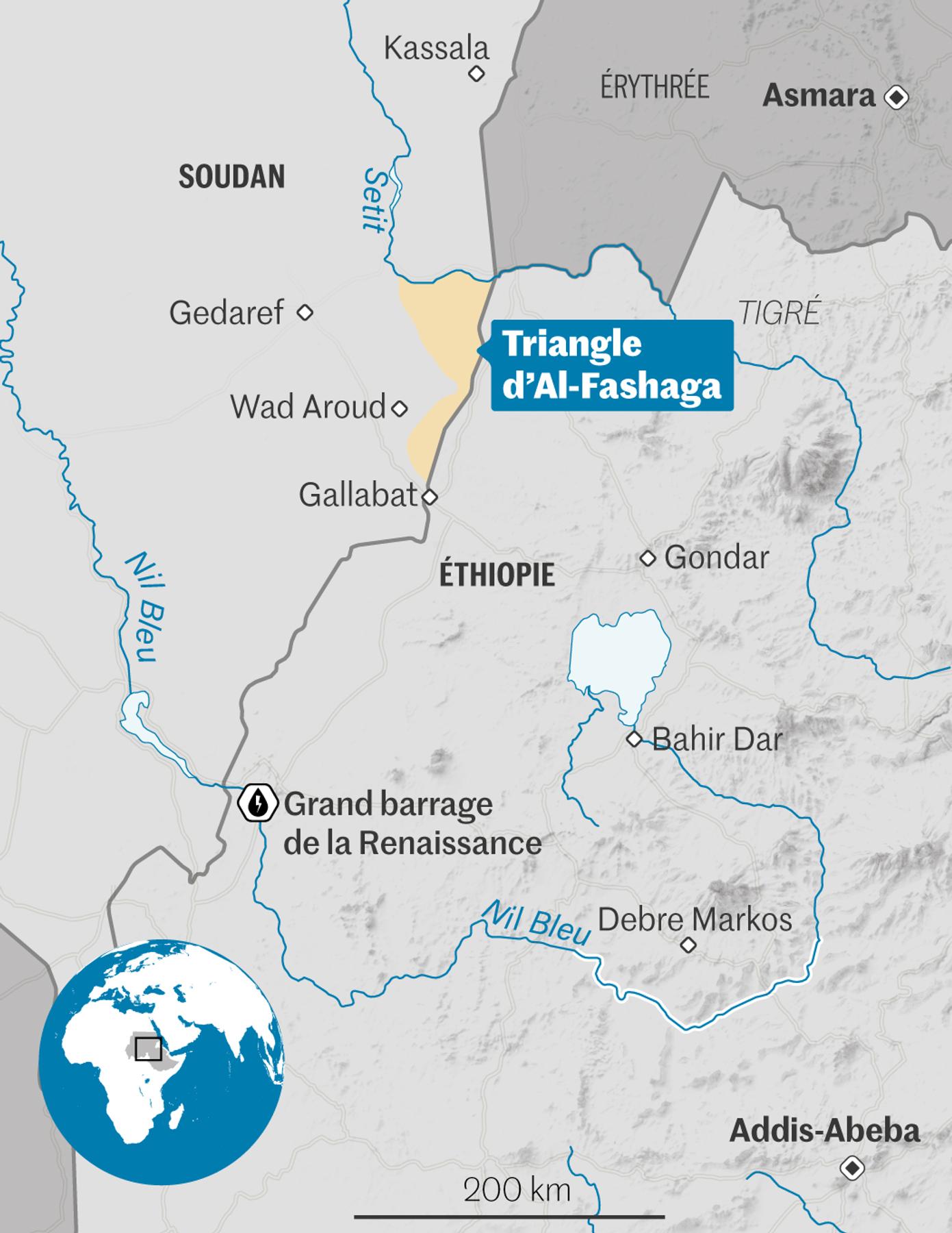 Le triangle d’Al-Fashaga, une poudrière à la frontière entre le Soudan ...