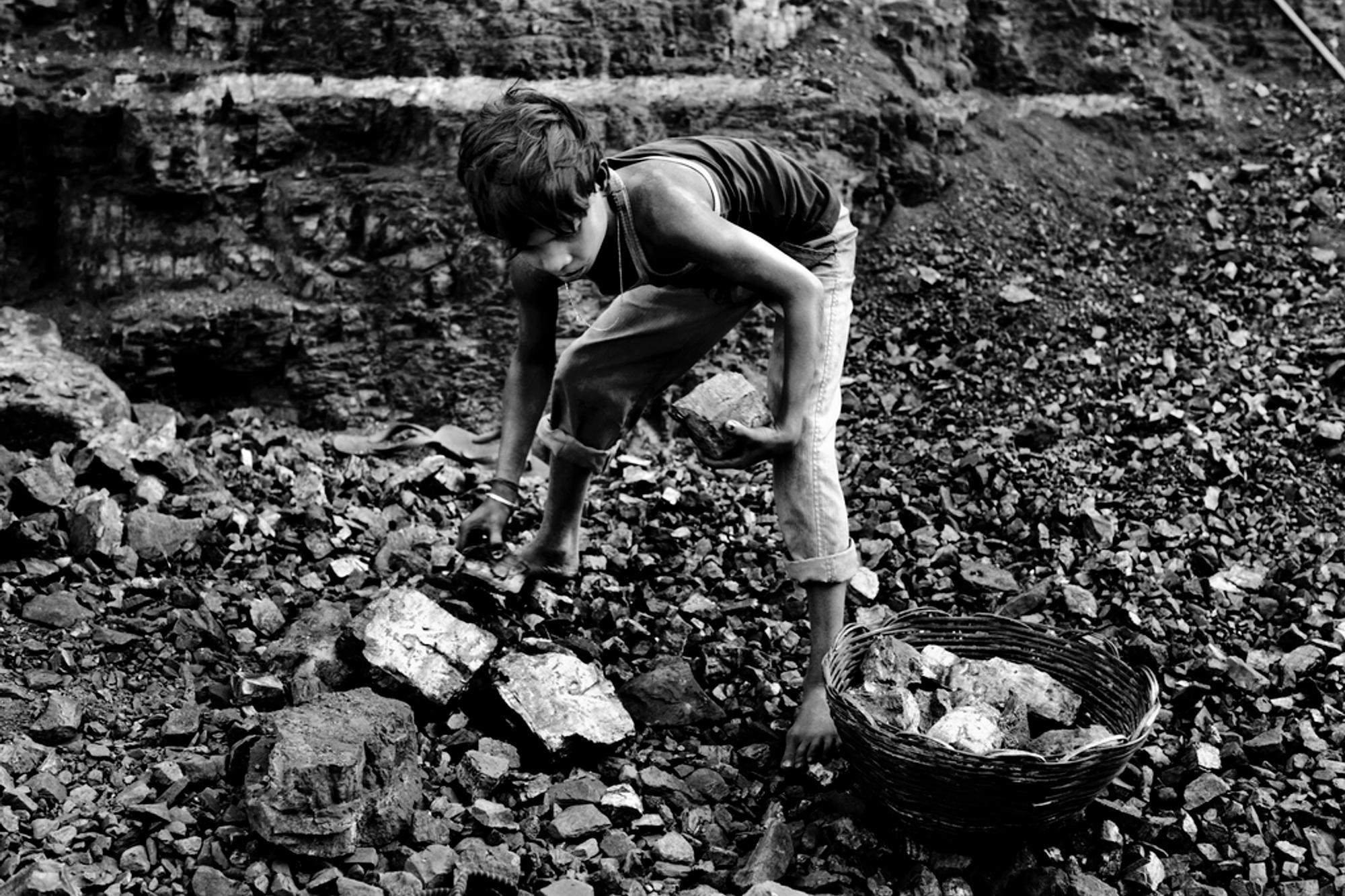 Dans les mines de charbon en Inde