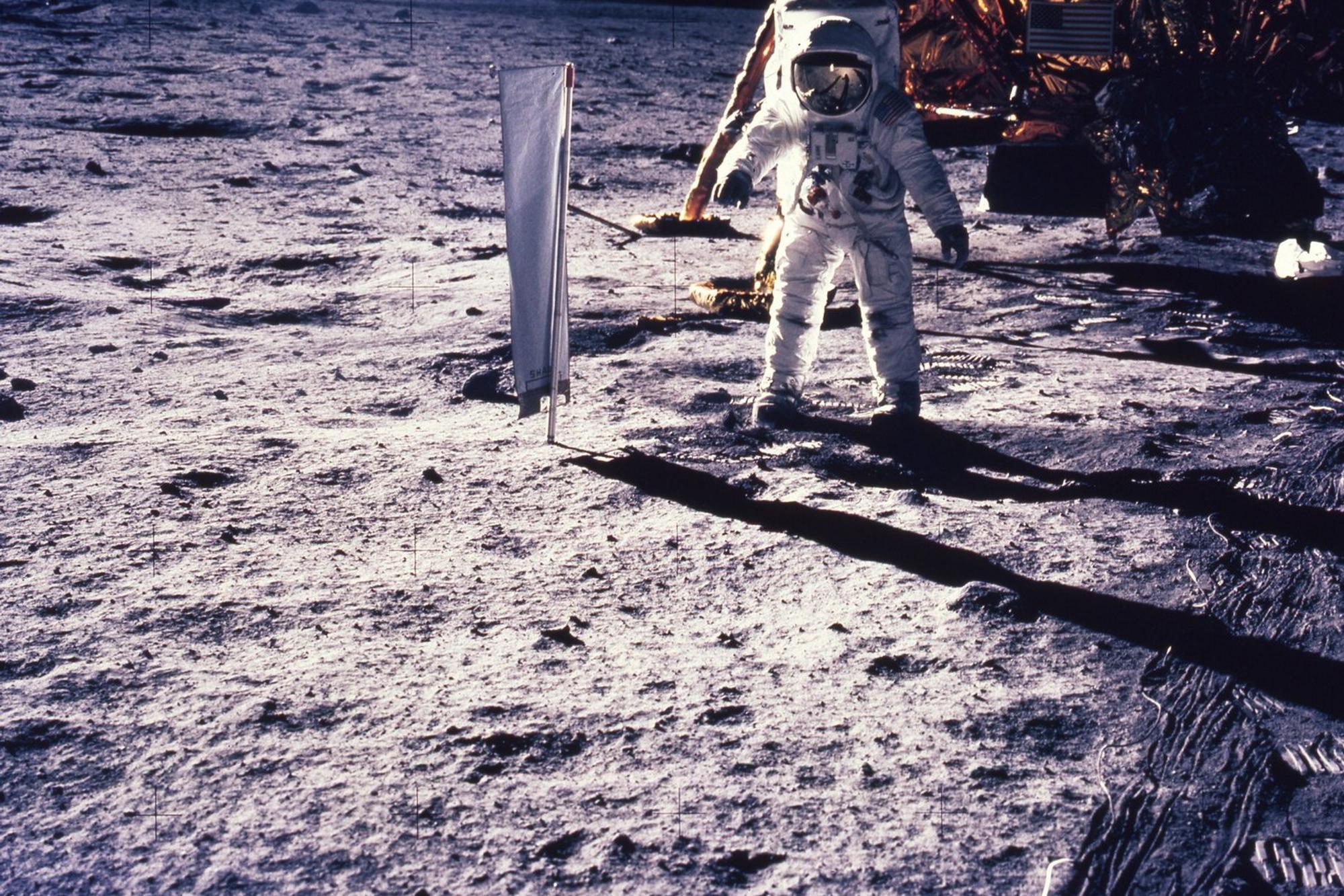 En images : il y a quarante-cinq ans, les premiers pas sur la Lune