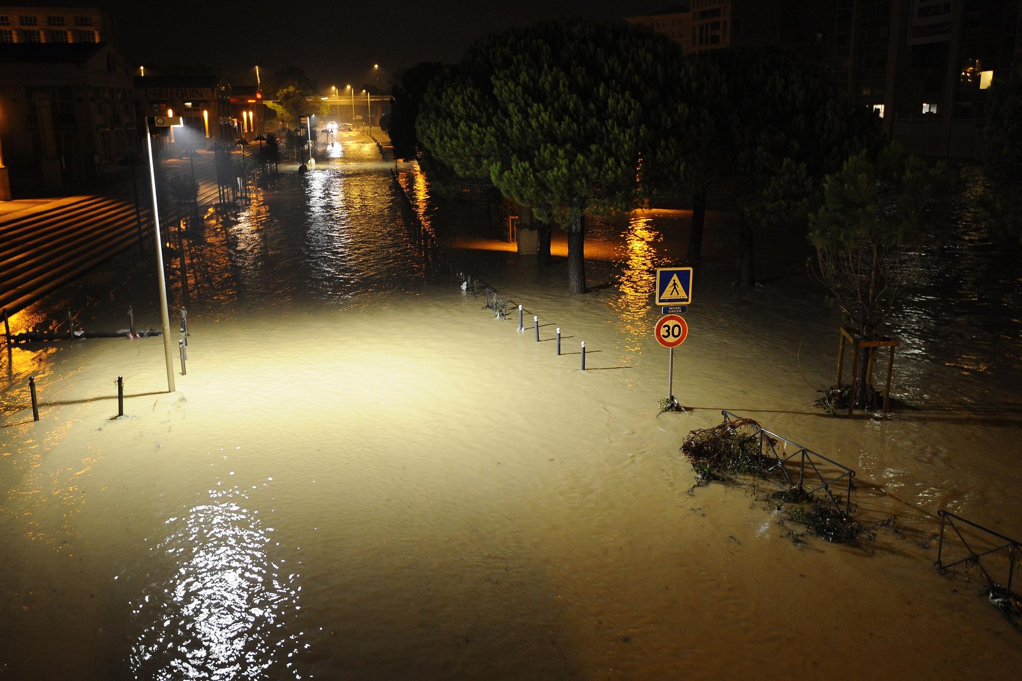 Les inondations à Montpellier en 7 images