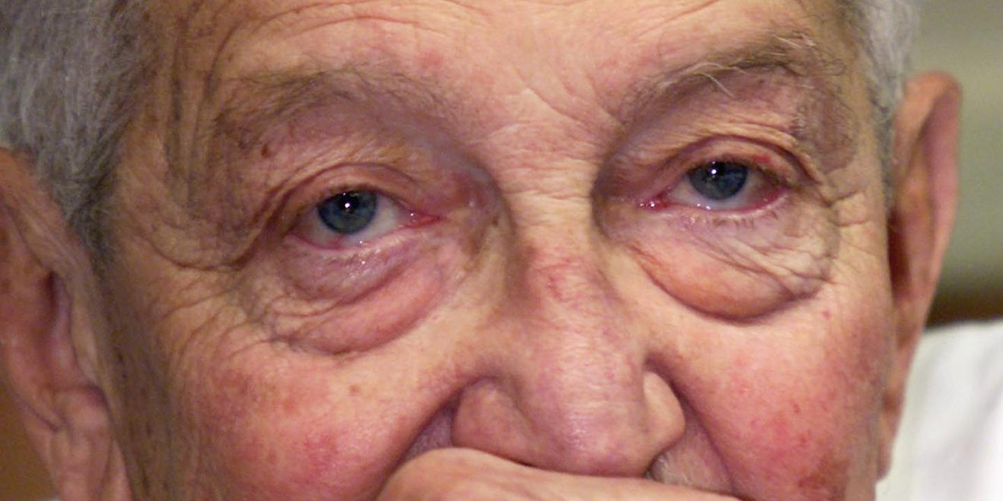 Ezer Weizman, ancien chef de l'Etat israélien