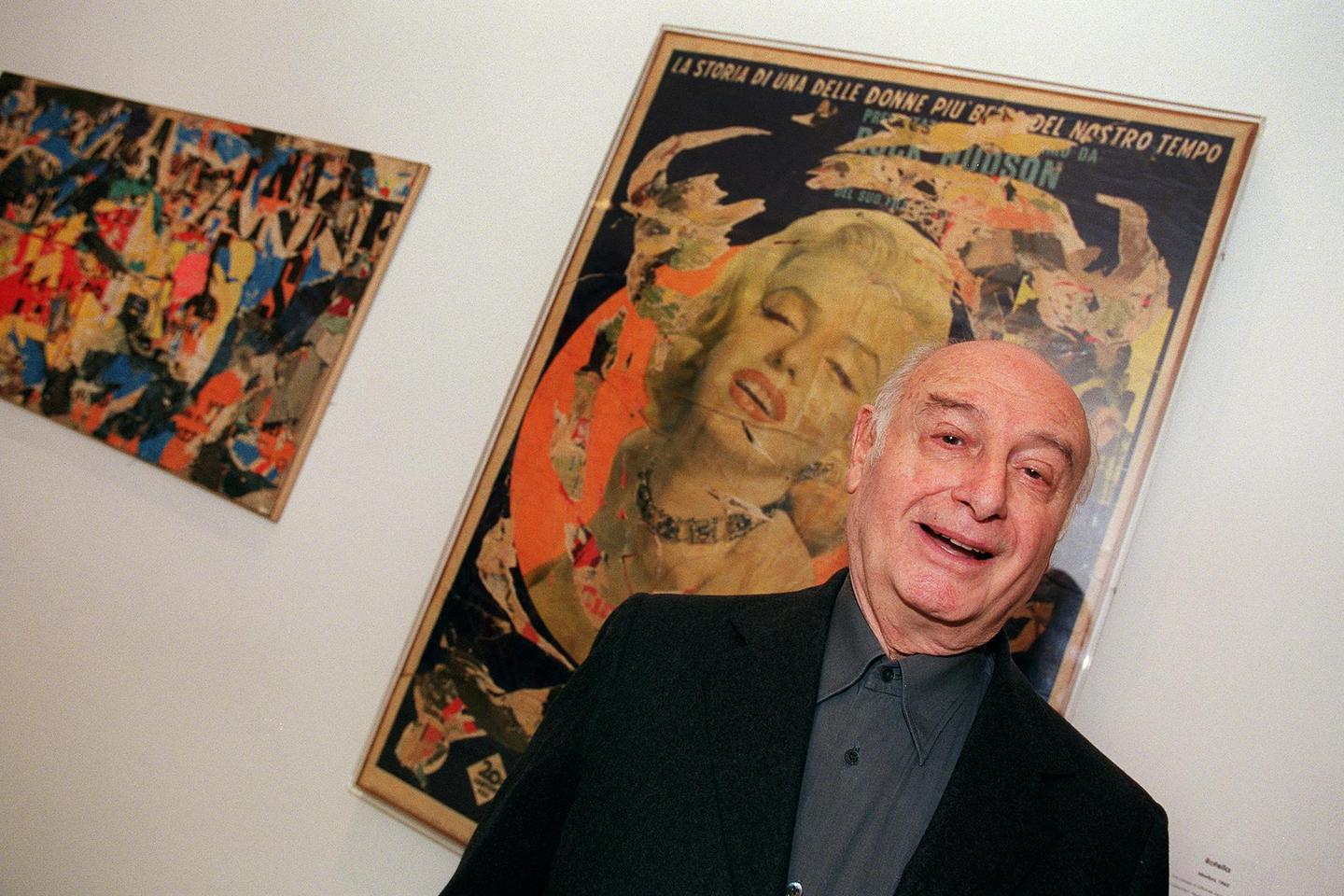 Mimmo Rotella, artiste italien