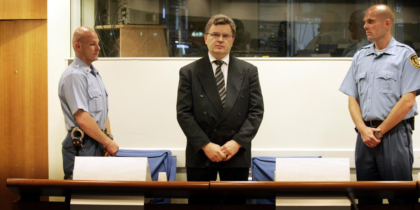 Milan Babic, ancien président d'un mini-Etat serbe en Croatie