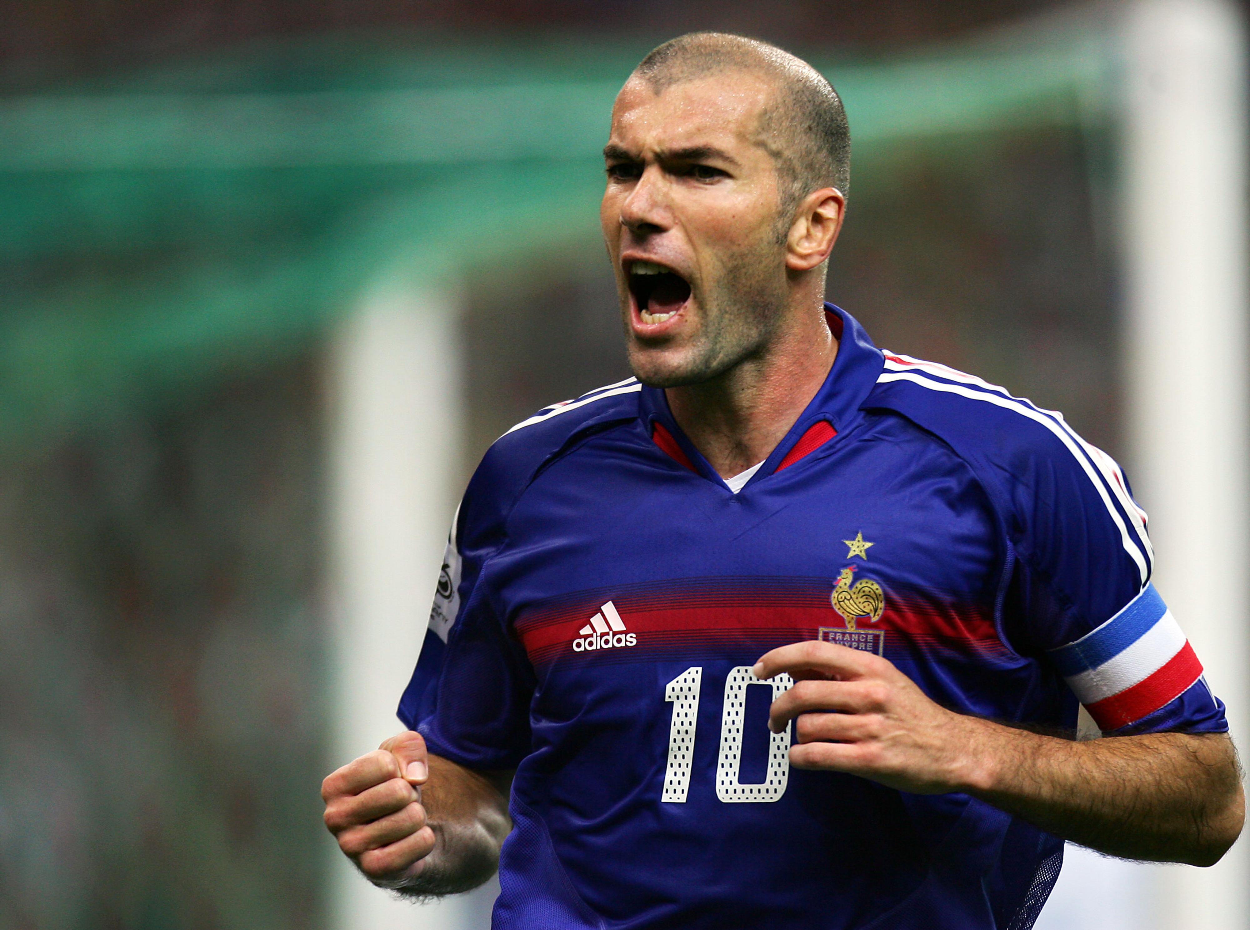 Portrait de Zinédine Zidane