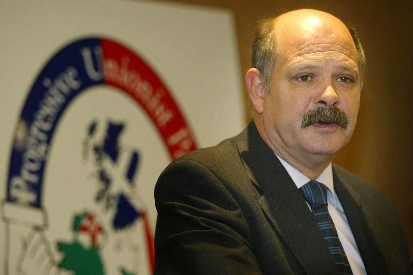David Ervine, chef du Parti unioniste démocratique (DUP) en Irlande du Nord