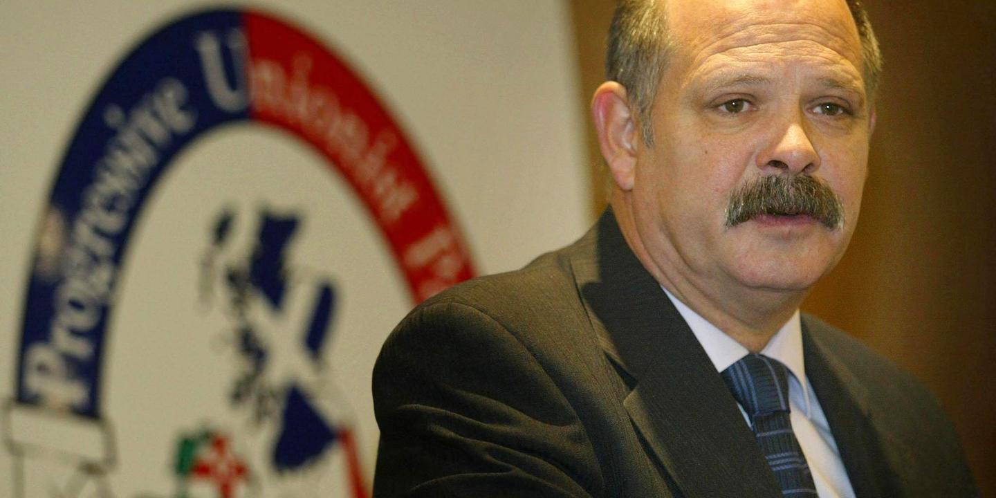 David Ervine, chef du Parti unioniste démocratique (DUP) en Irlande du Nord