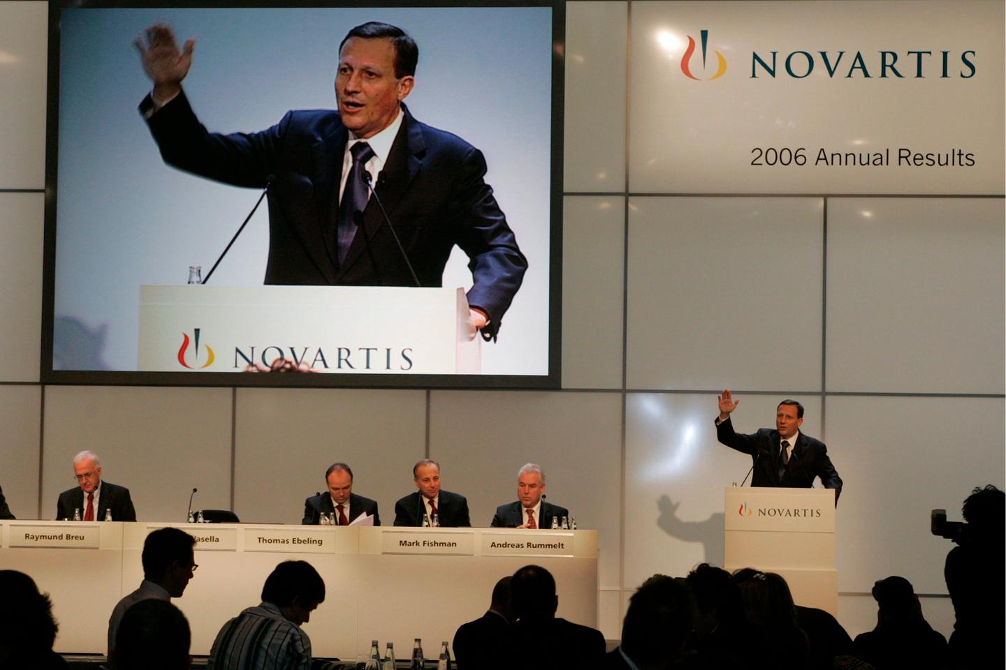 Prime revue à la baisse pour l'ancien président de Novartis
