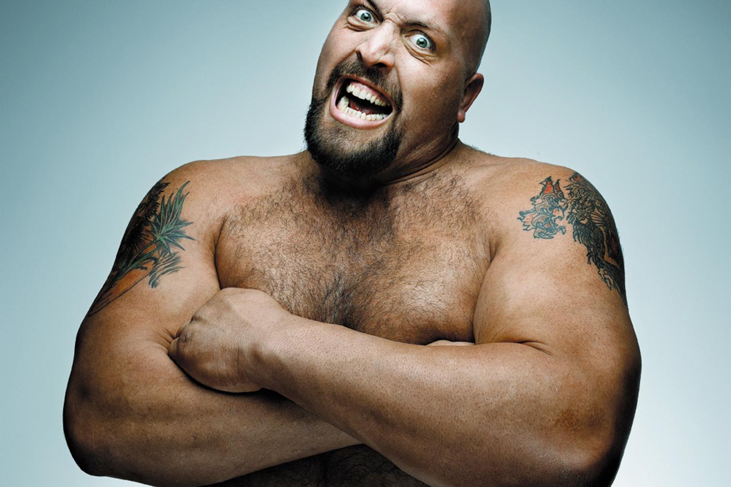 "Le Monde 2" : Les catcheurs américains vus par Denis Rouvre