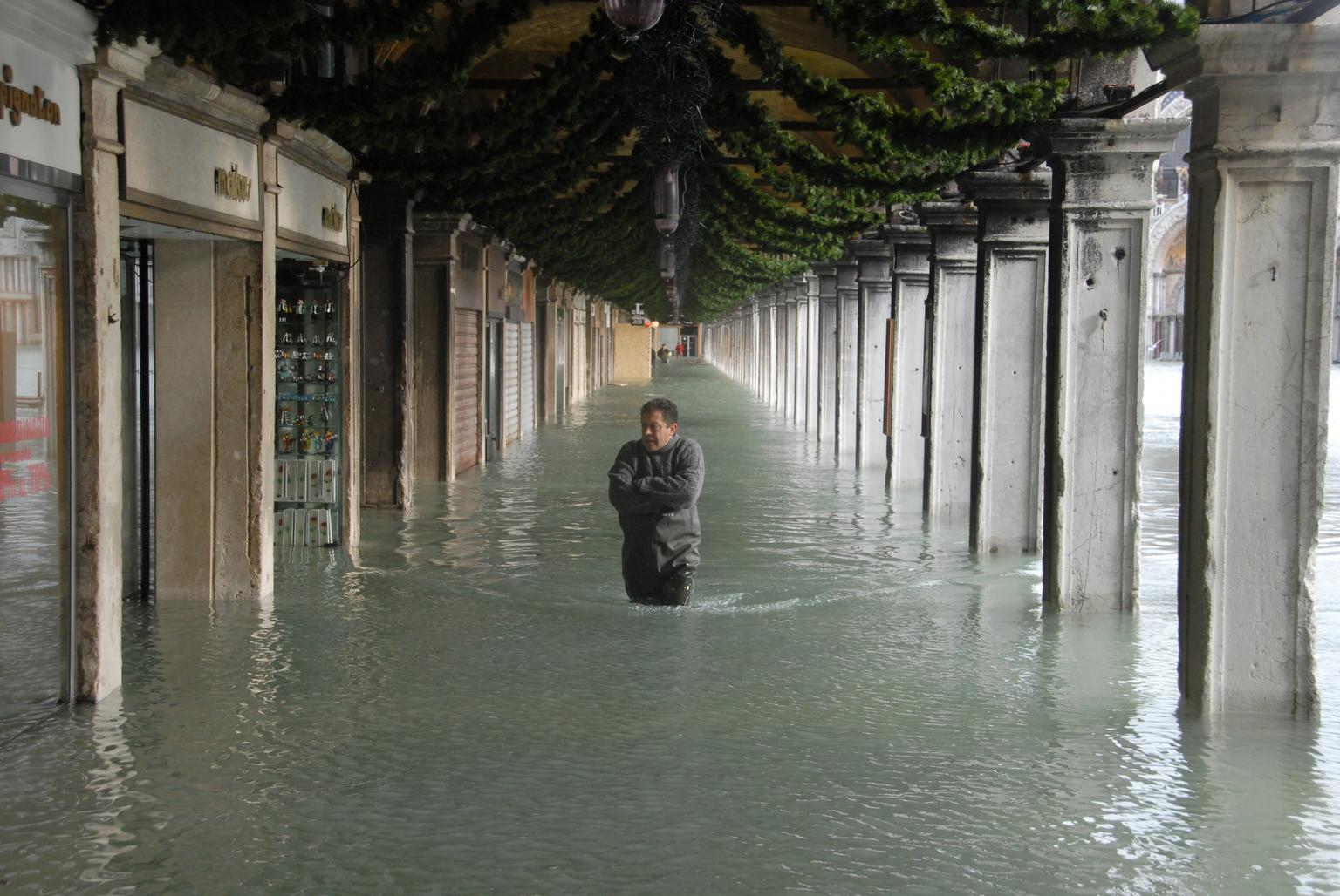 Venise sous les eaux