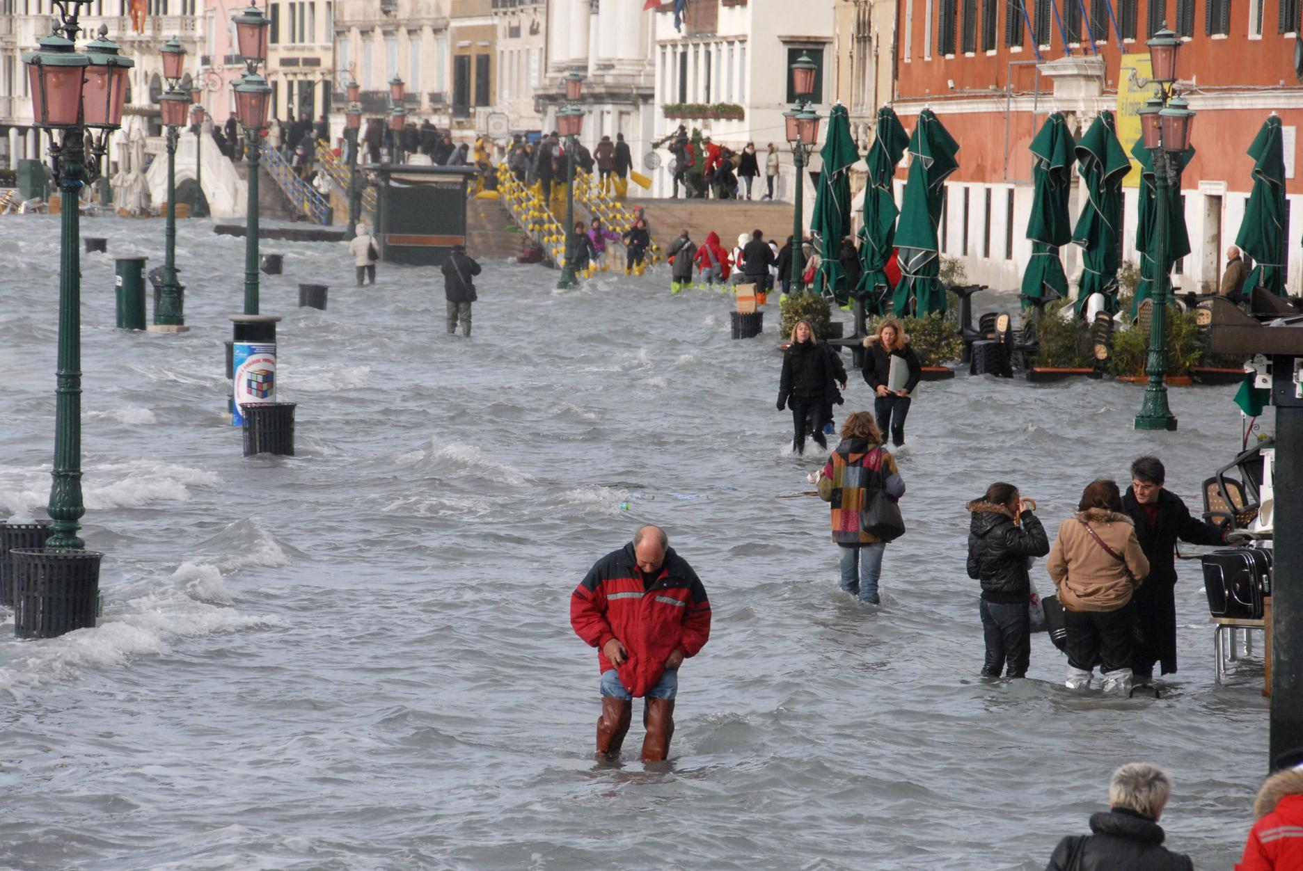 Venise sous les eaux