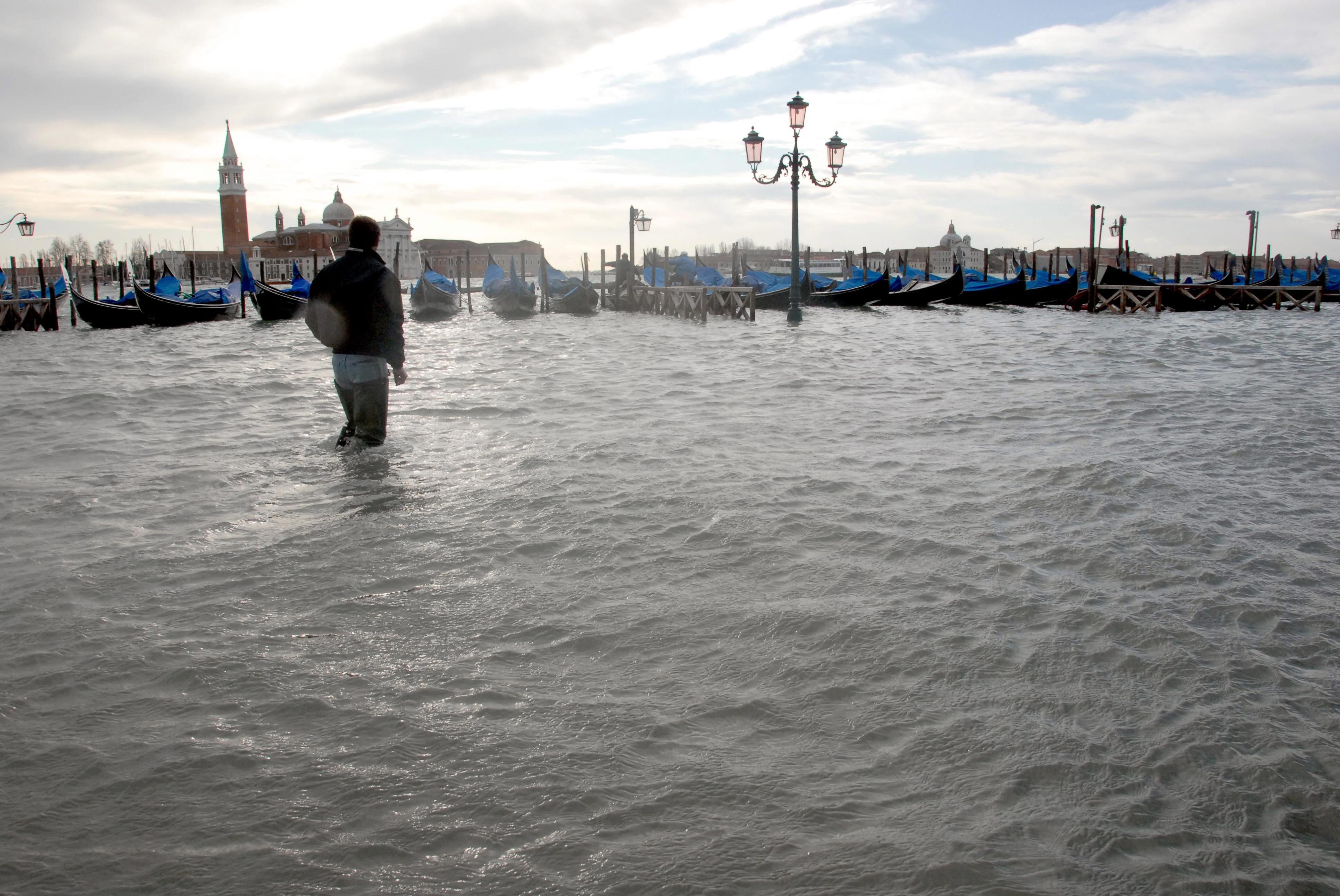 Venise sous les eaux