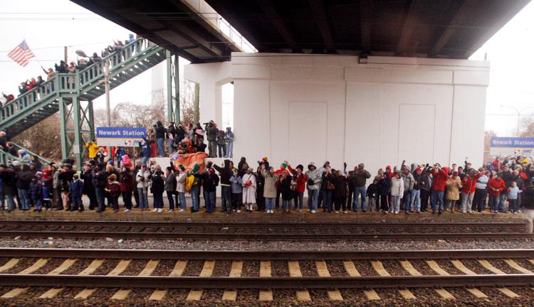 L'"Obama train" de Philadelphie à Washington