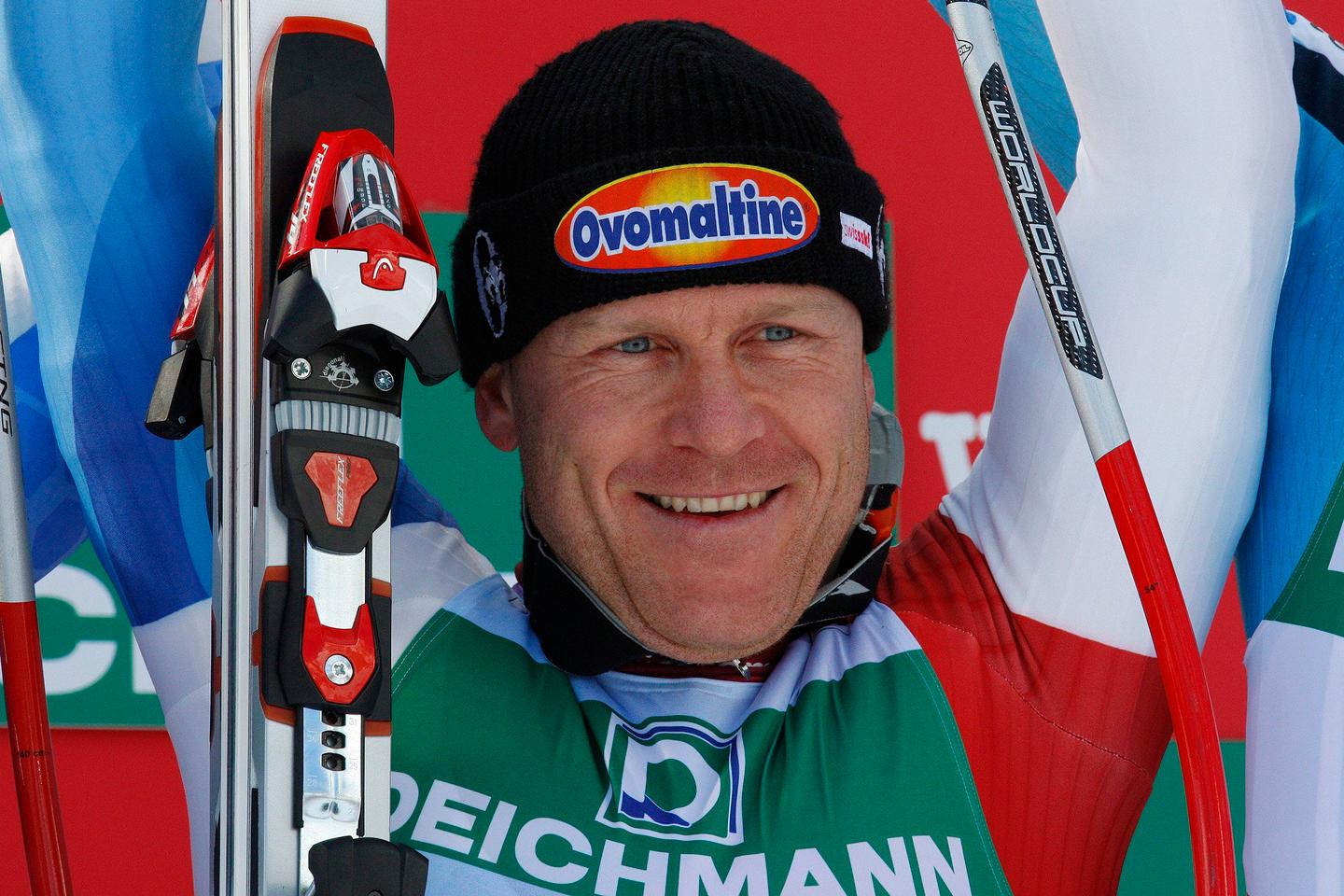 Super-G : Didier Cuche, la récompense au bout d'un parcours tortueux