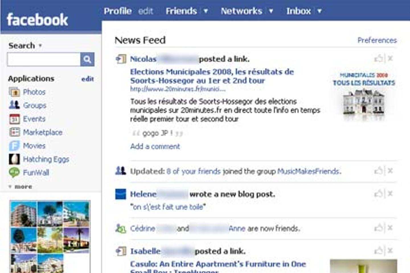Facebook se met au français