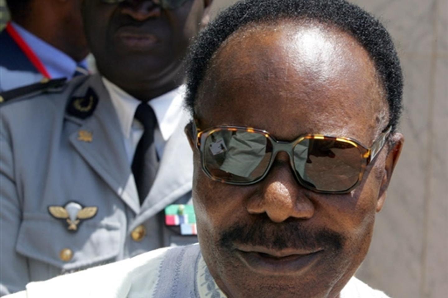 Omar Bongo, président du Gabon