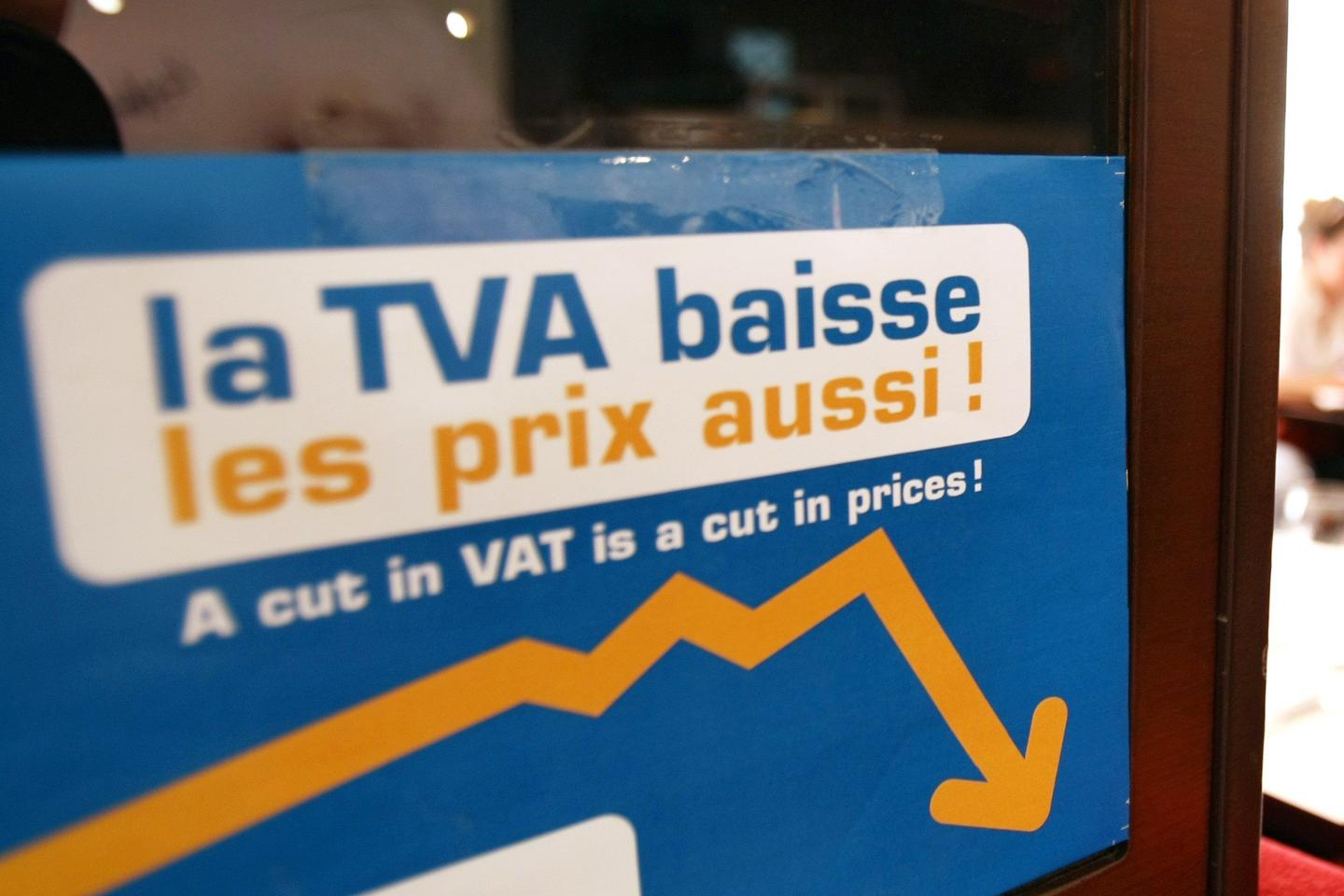 Baisse de la TVA : seul un tiers des restaurants respecte l'accord