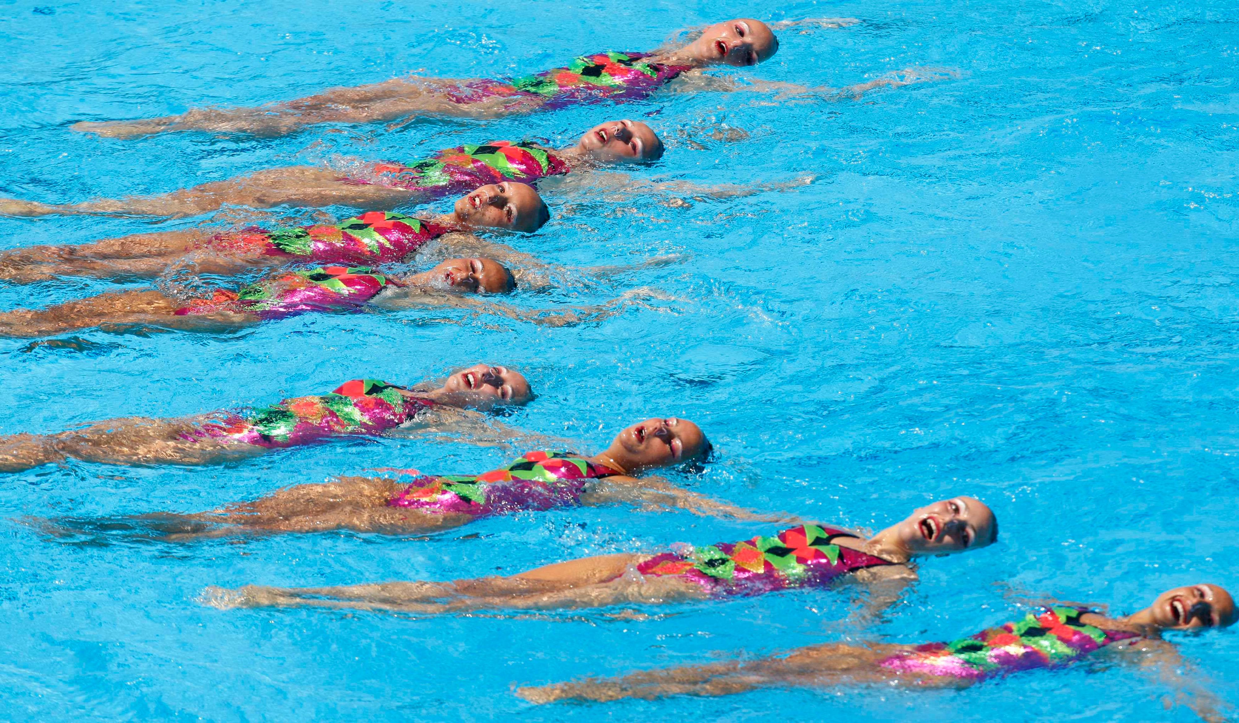 La natation synchronisée fait chavirer les Mondiaux de Rome