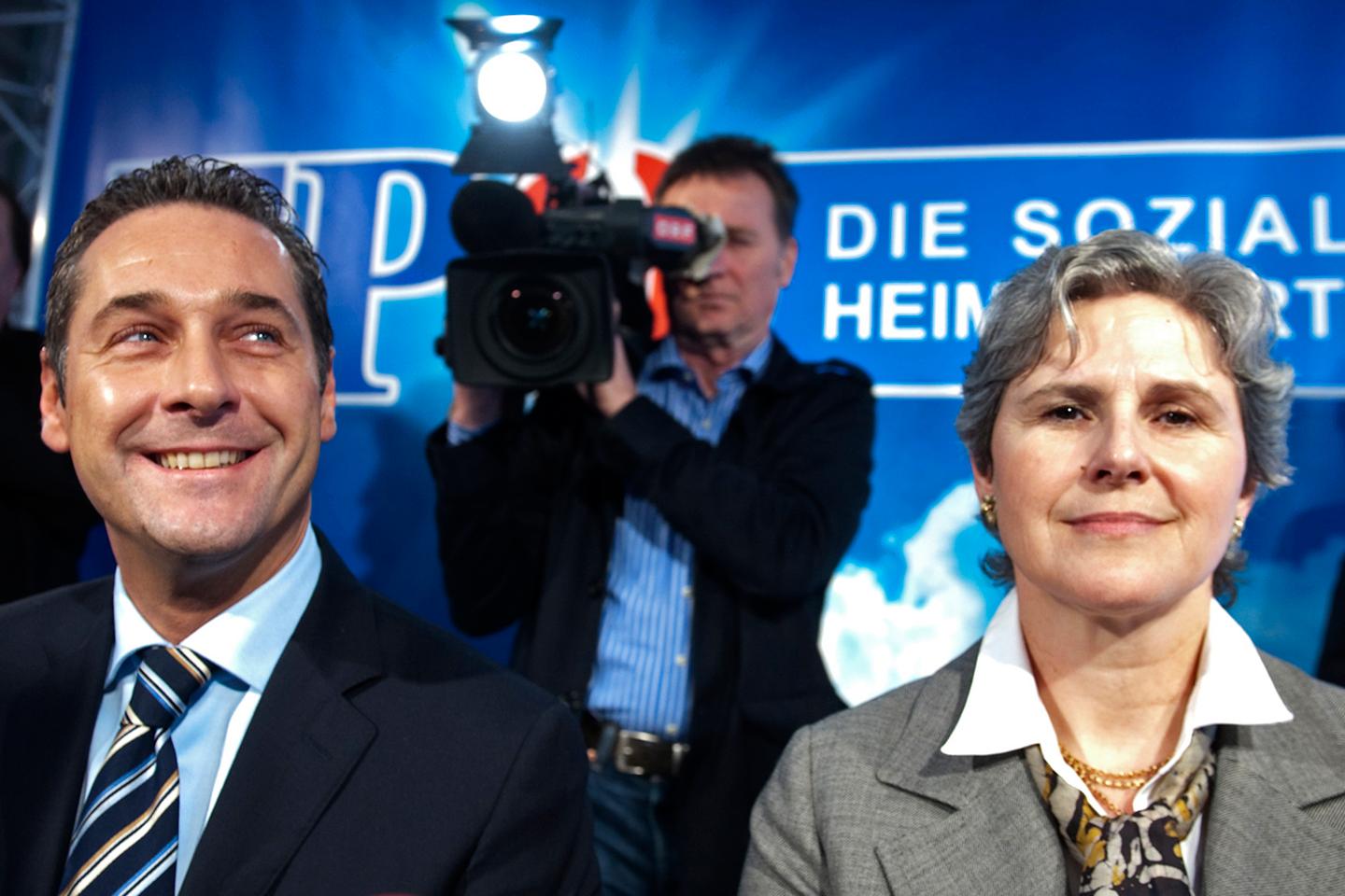 Barbara Rosenkranz, dirigeante de l'extrême droite autrichienne ...