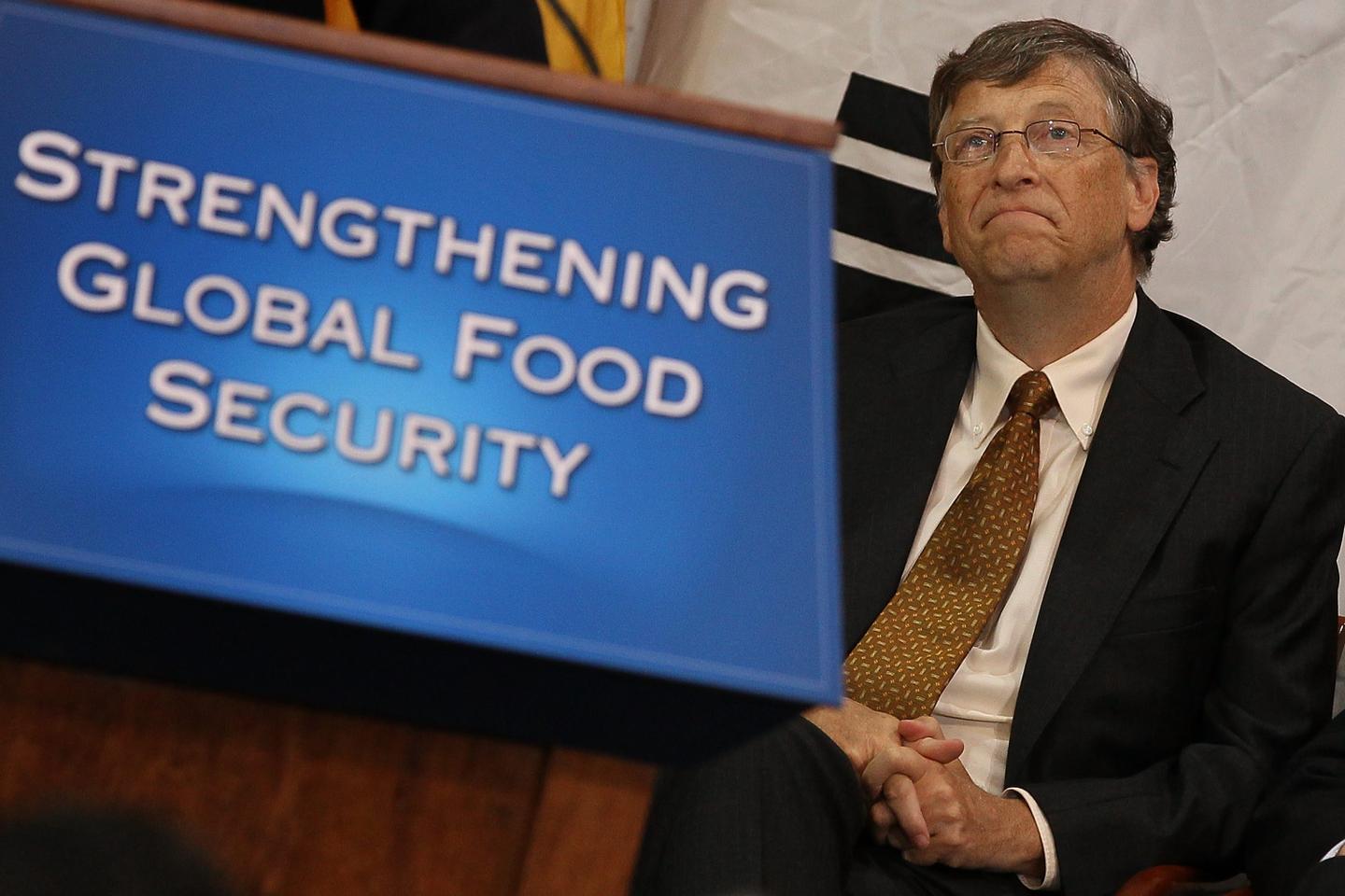 La sécurité alimentaire, l'autre chantier de Bill Gates