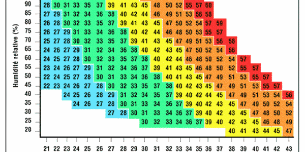 Quand l'humidité renforce la chaleur ressentie