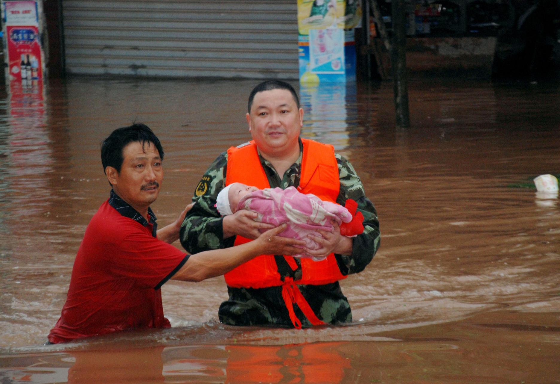 Au moins 123 morts dans des inondations en Chine