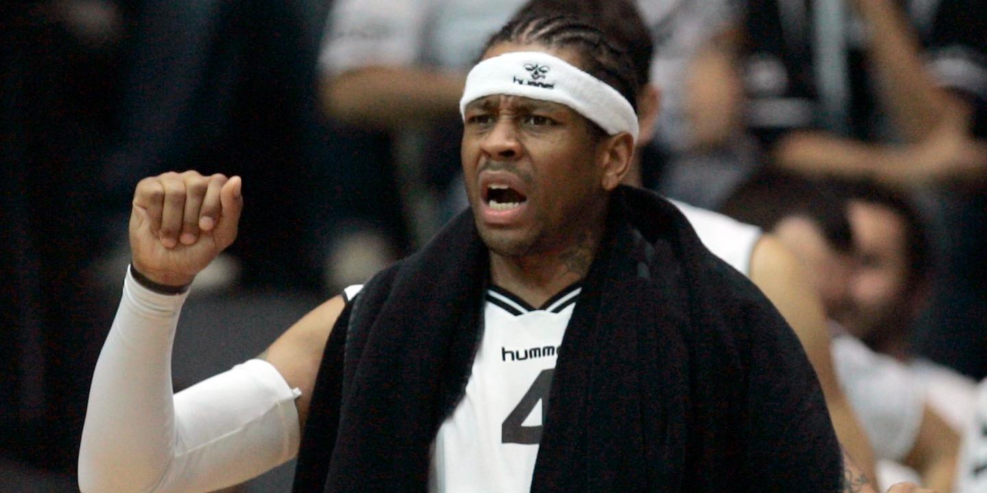 Basket : le légendaire Iverson fait ses grands débuts en Europe