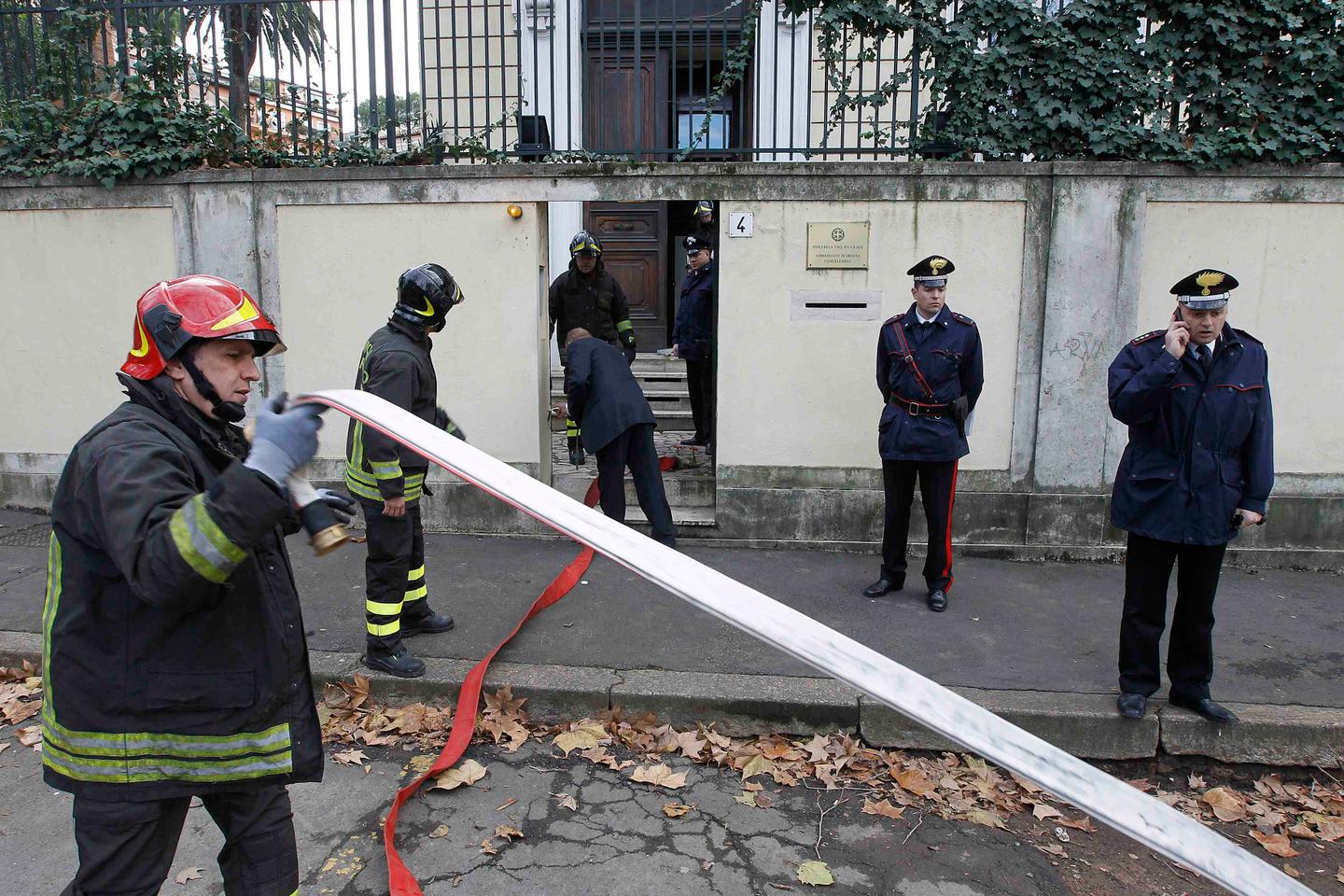 Un colis piégé découvert à l'ambassade de Grèce à Rome