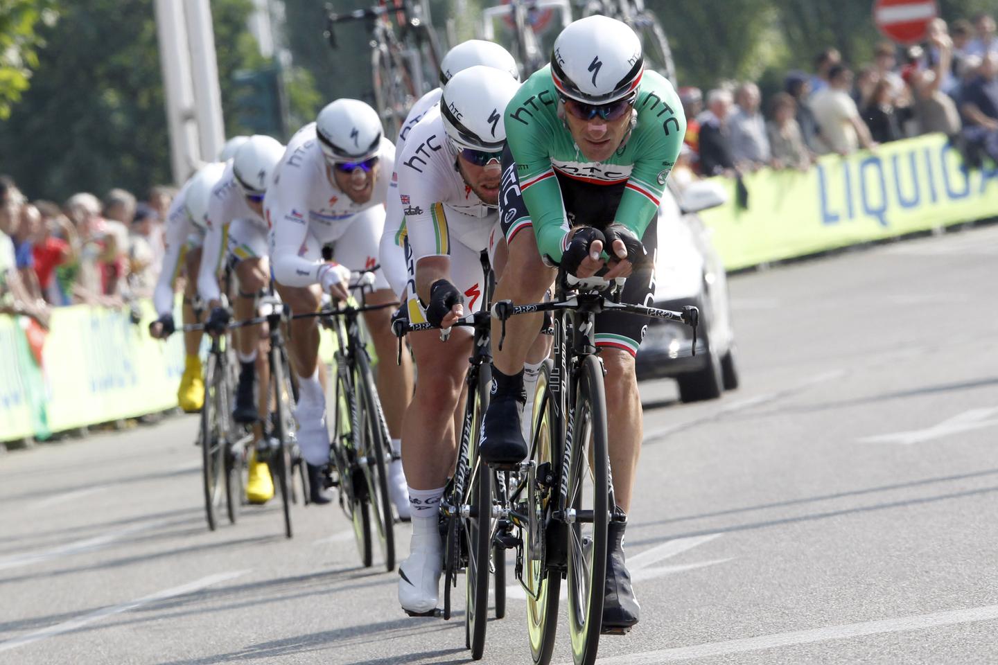 Cyclisme : l'équipe HTC remporte la première étape du Giro