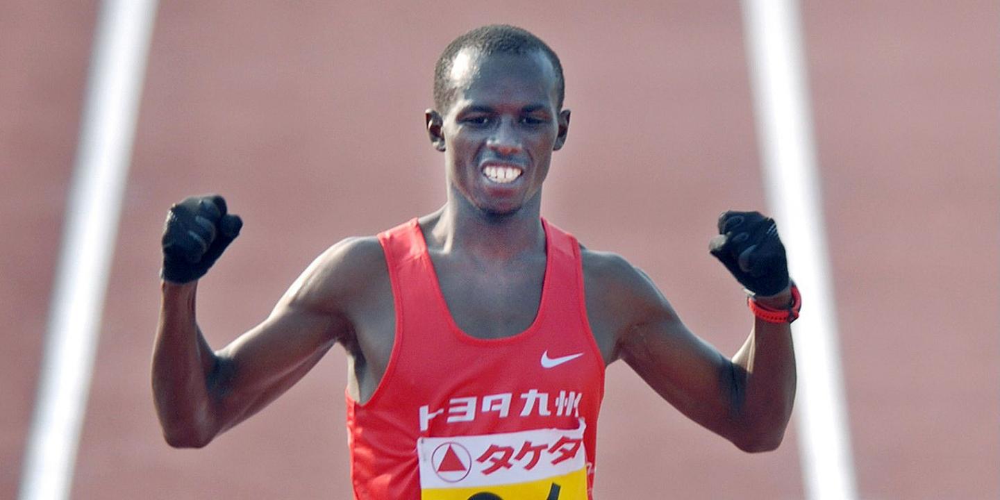 Samuel Wanjiru, champion olympique de marathon