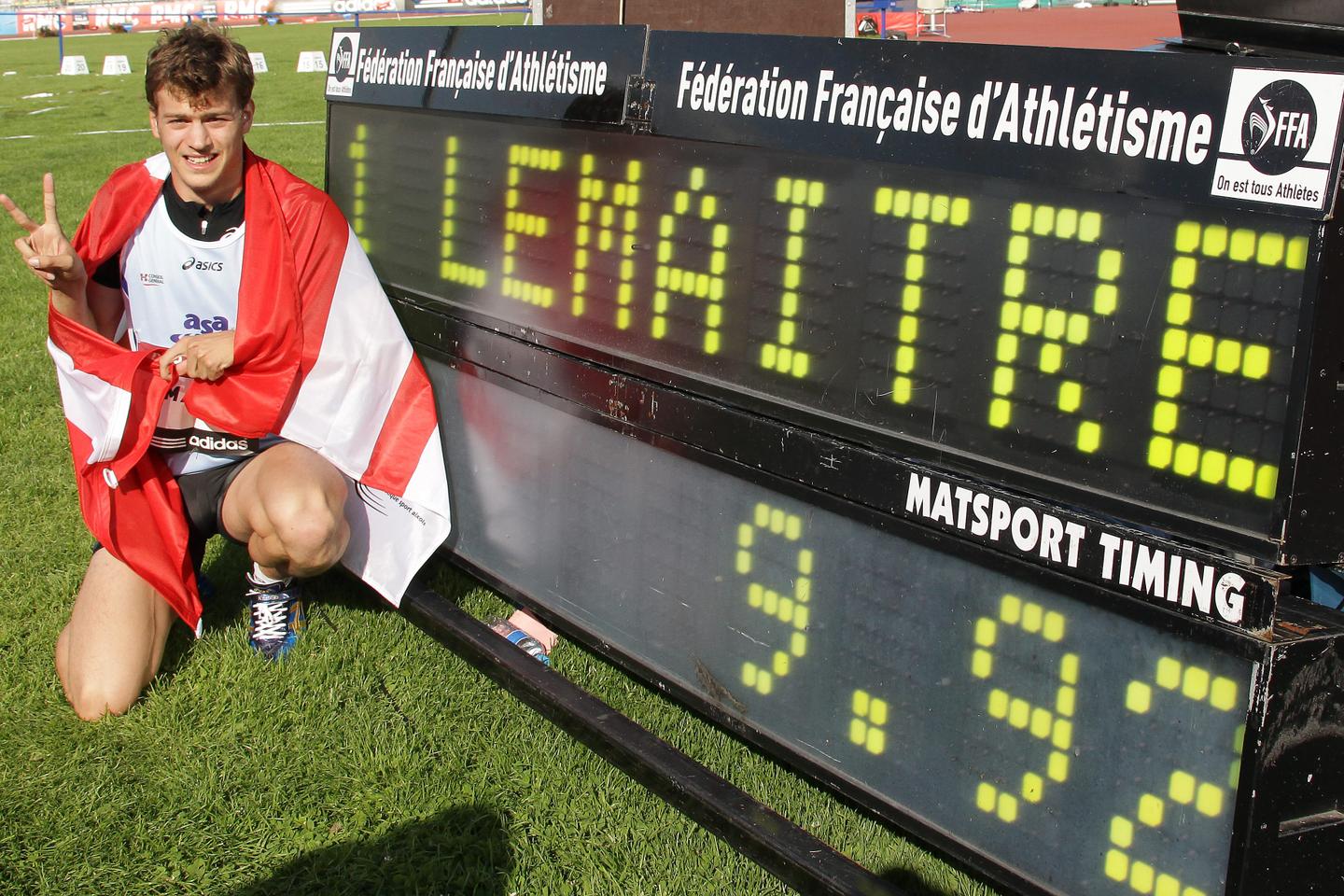 Christophe Lemaitre, sprinter en son pays