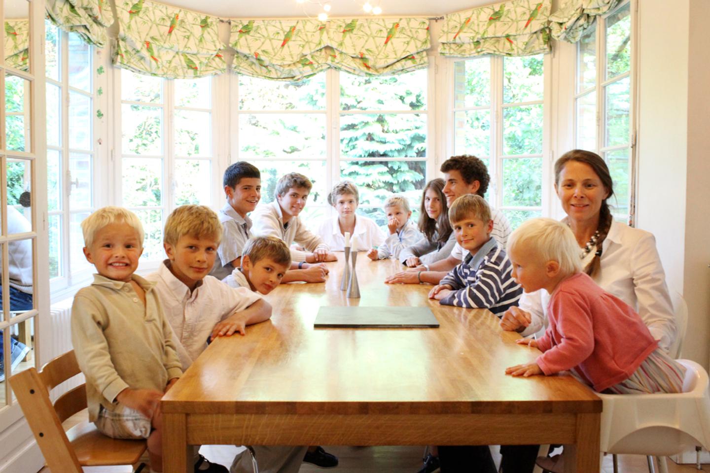 Famille de onze enfants, quatre jours avant la rentrée