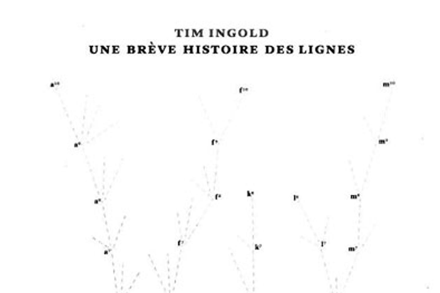 "Une brève histoire des lignes", de Tim Ingold : traits d'esprit
