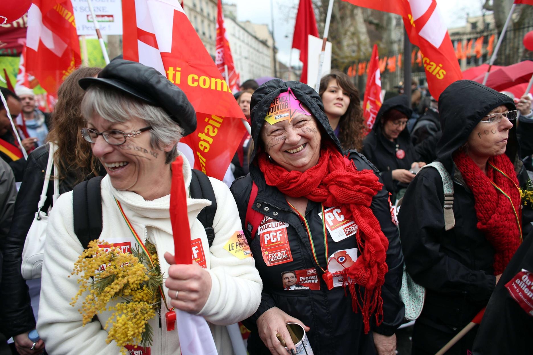 La marche du Front de gauche en images