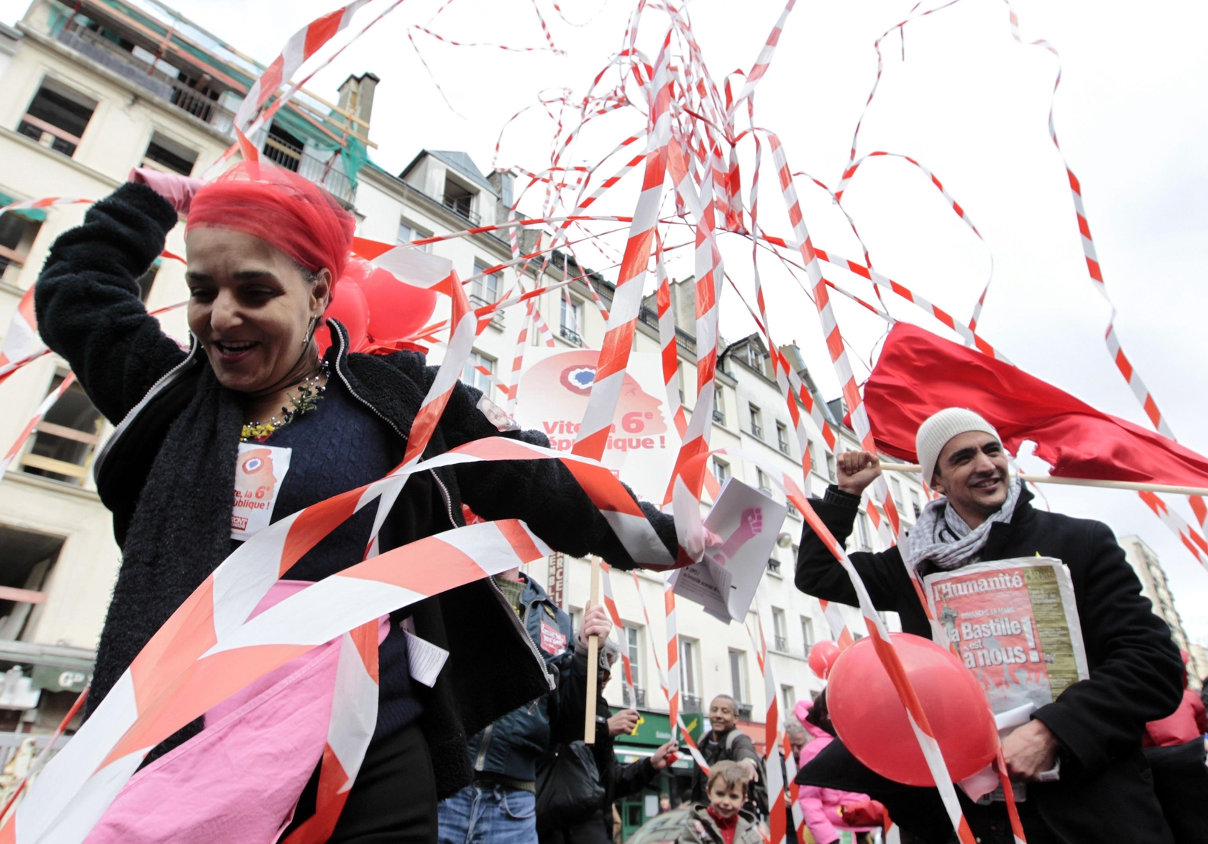 La marche du Front de gauche en images