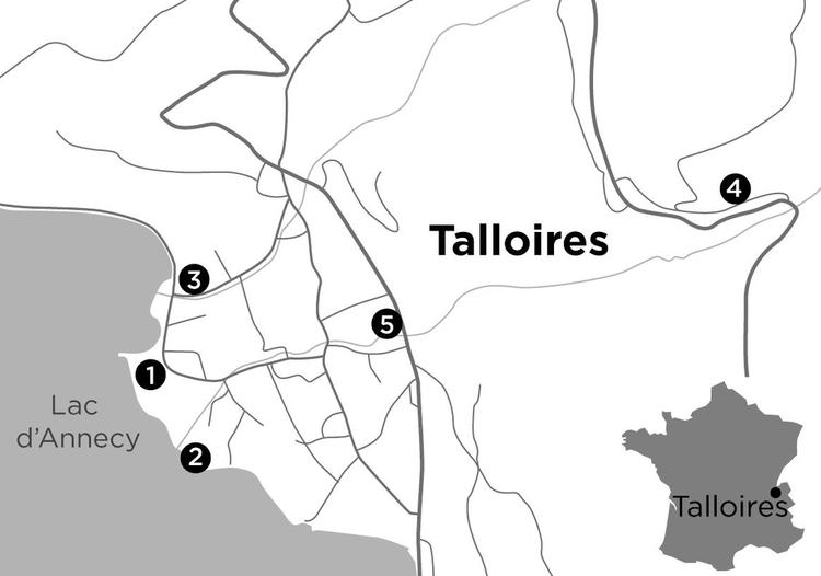 Balade à Talloires, sur les rives du lac d'Annecy, avec Jean-Marie Gourio