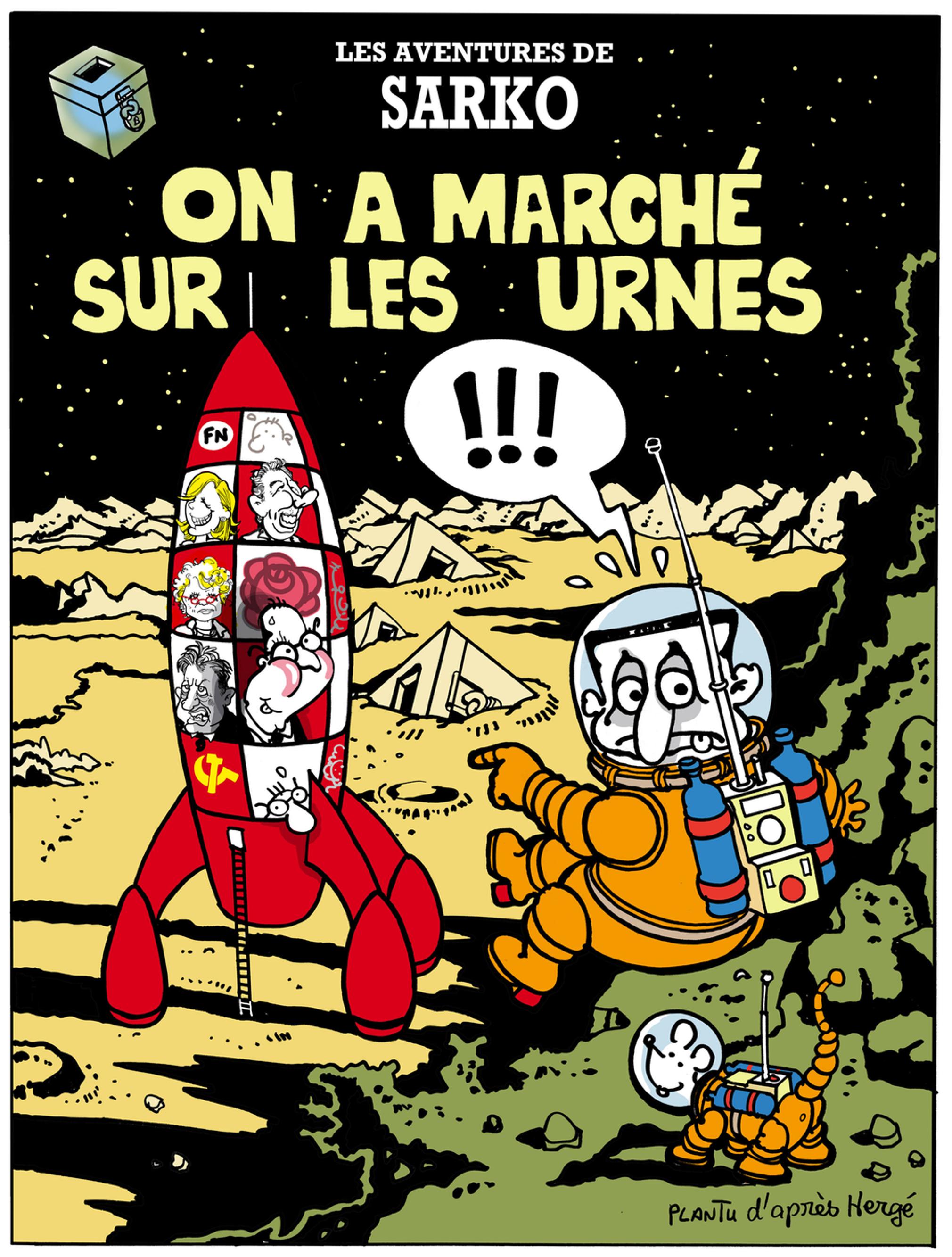 Les dessins de Plantu mis aux enchères au "Monde"