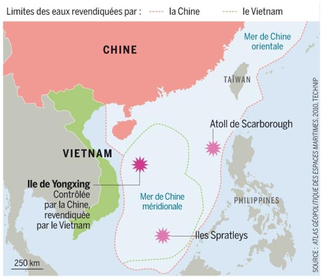 Les ambitions de Pékin en mer de Chine méridionale inquiètent ses voisins