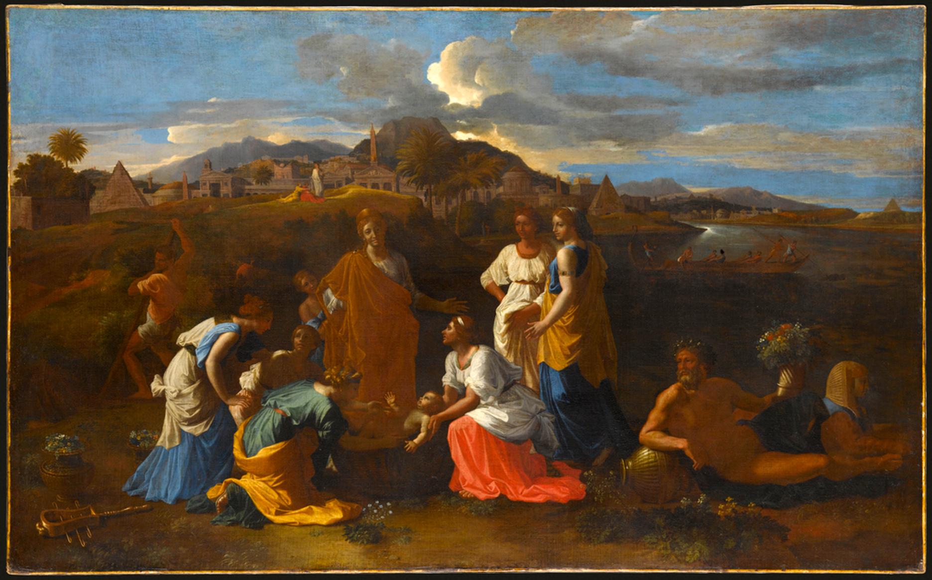 "Nicolas poussin et Moïse" : des tableaux aux tapisseries