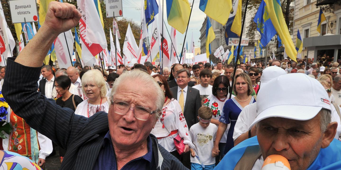 Des milliers de pro-Timochenko réunis à Kiev pour le Jour de l'indépendance