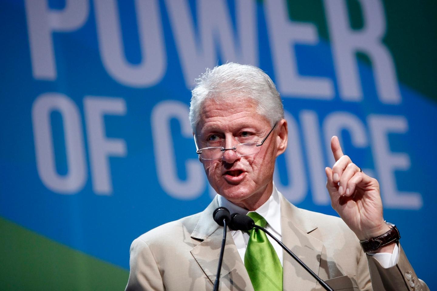 With a little help from... Bill Clinton