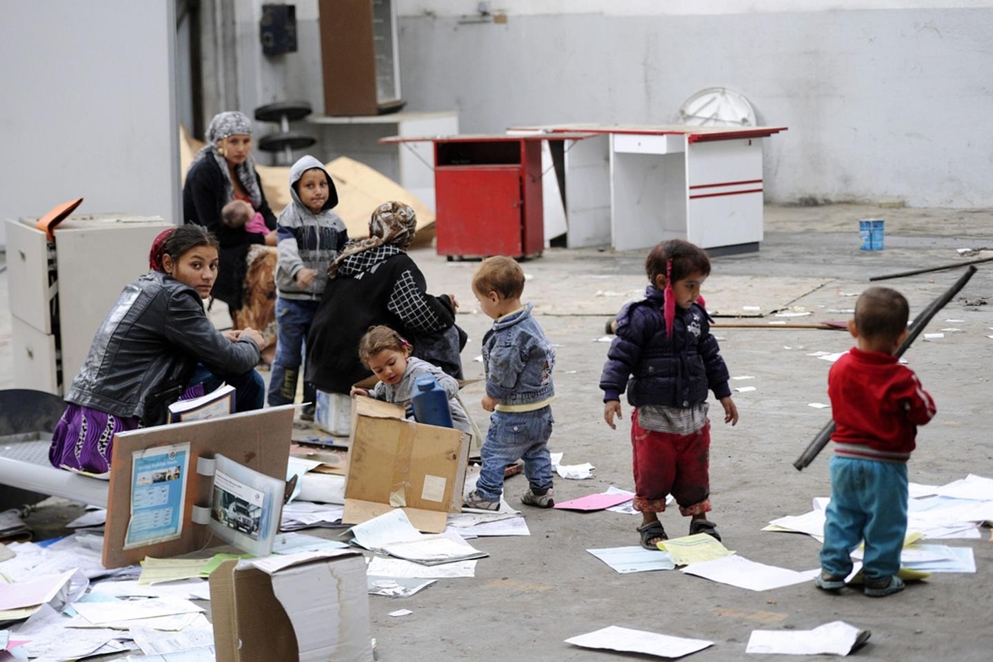Evacuation d'un camp de Roms à l'est de Paris
