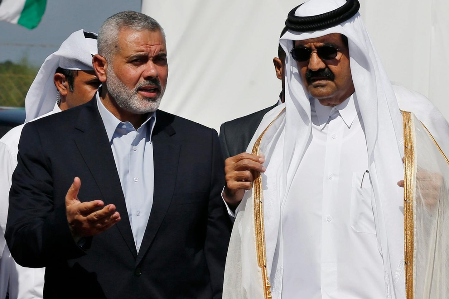 Visite "historique" de l'émir du Qatar à Gaza