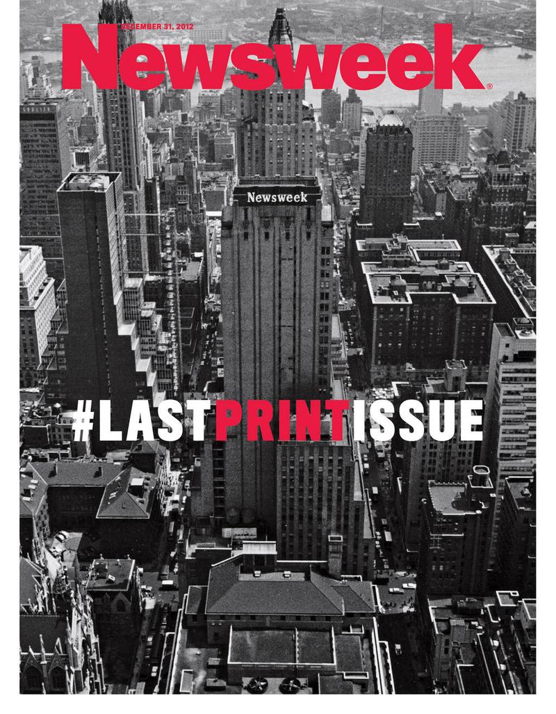 "Newsweek" tourne la page du papier