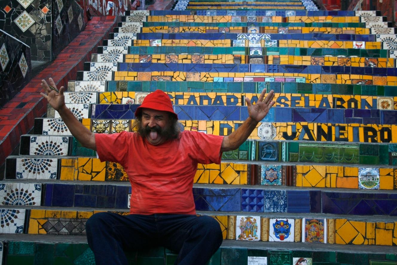 Au revoir Jorge Selaron, l'artiste aux marches folles