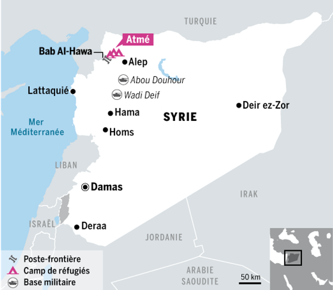 Les réfugiés syriens chassés par les combats, livrés à eux-mêmes