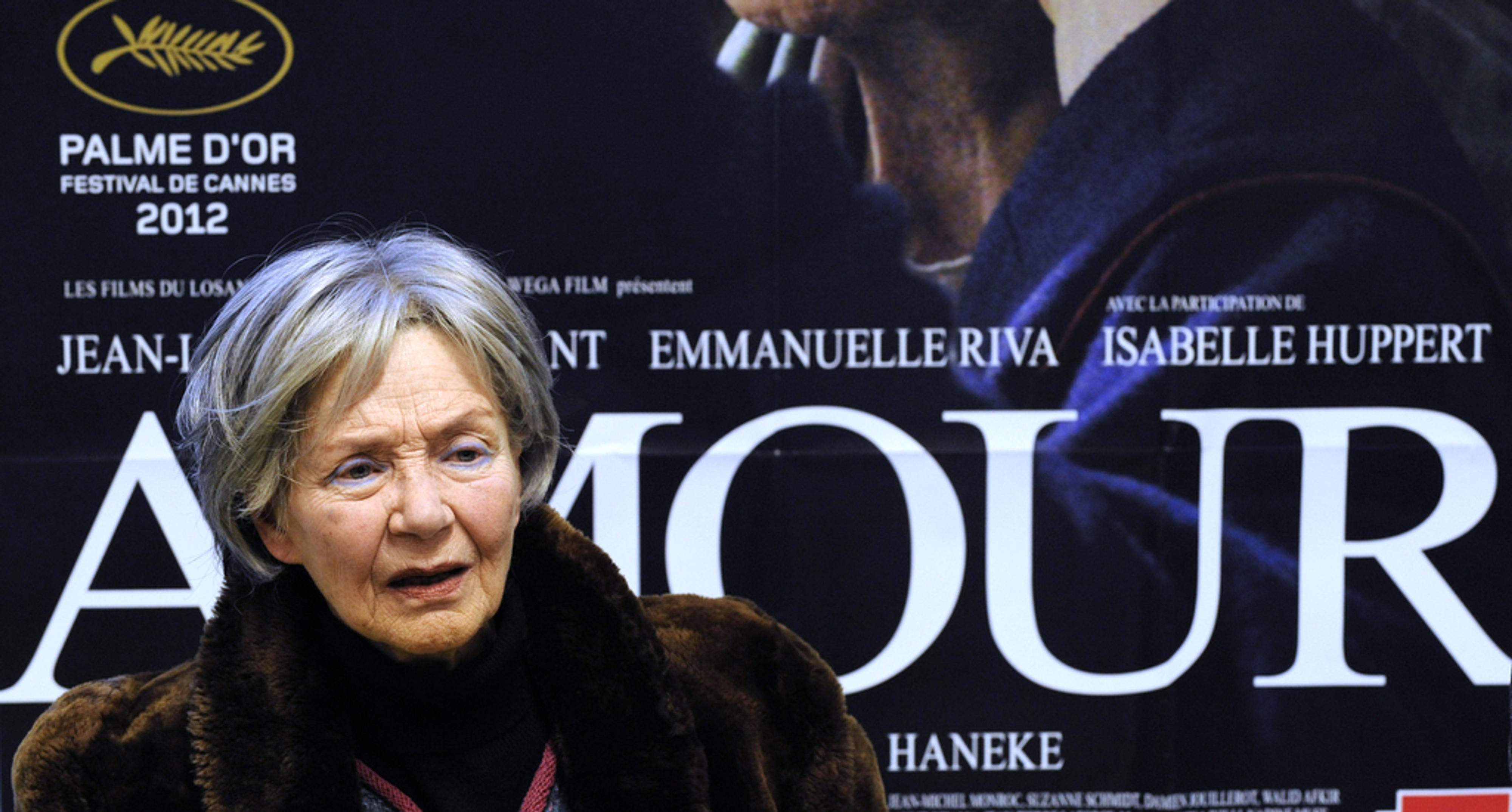 Emmanuelle Riva, par "Amour"