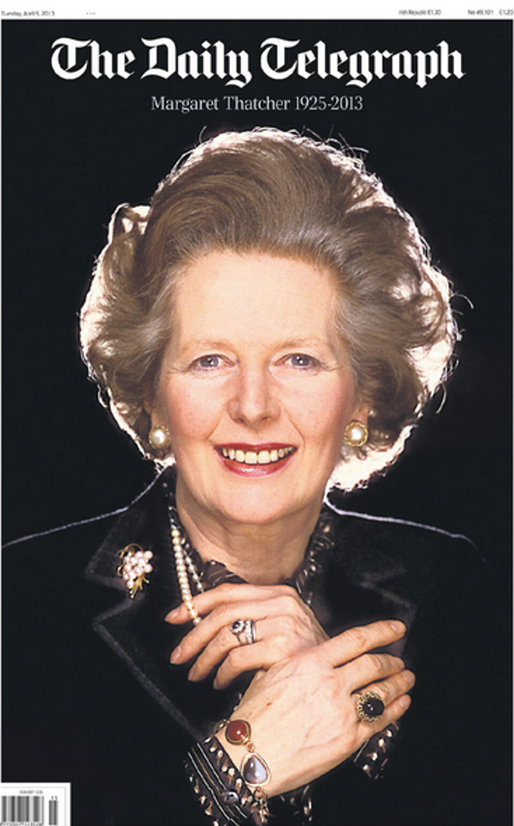 La presse rend hommage à Margaret Thatcher