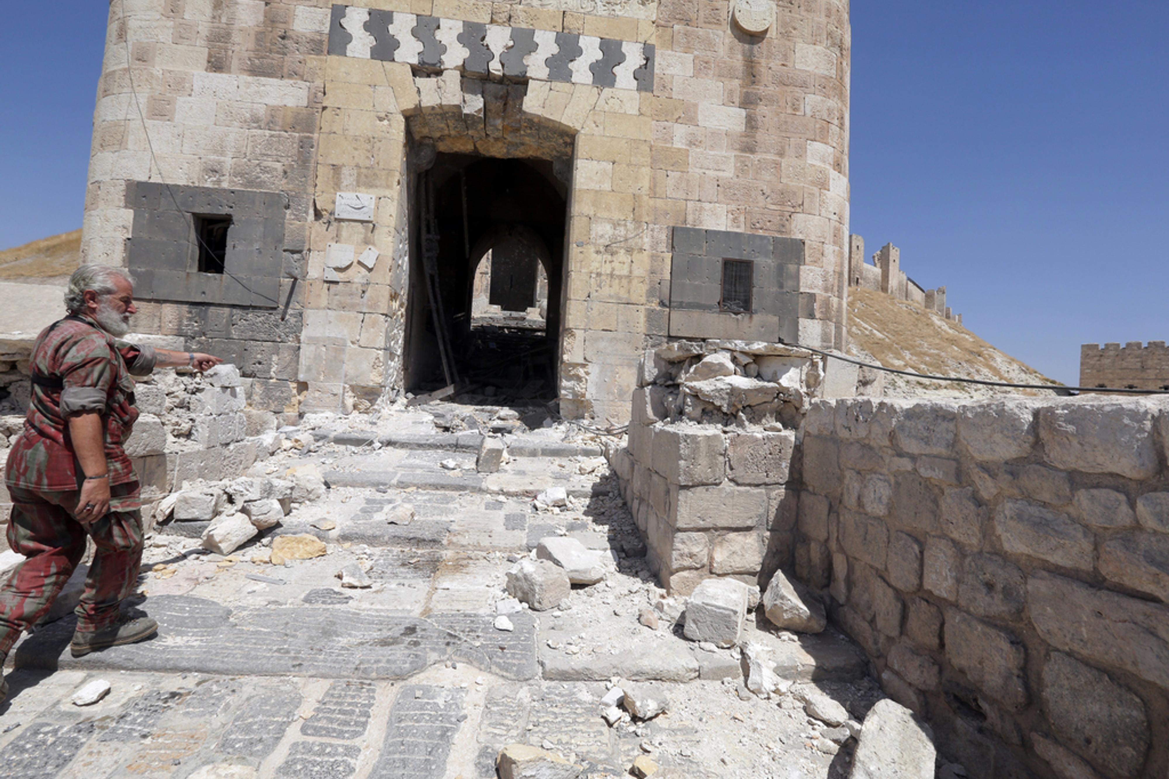 Les monuments d'Alep dévastés par le conflit syrien