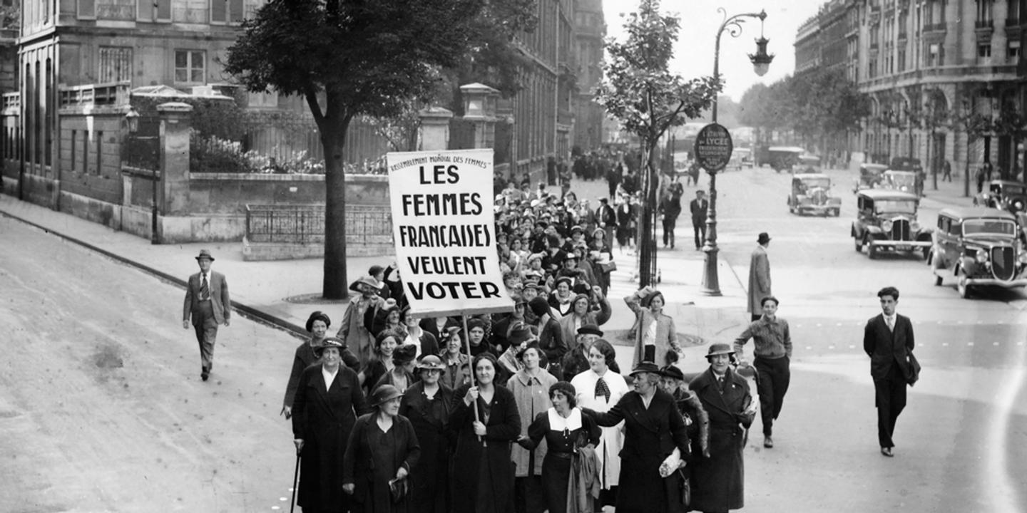 Il y a 70 ans, les femmes obtenaient le droit de vote Il y a 70 ans, les femmes obtenaient le droit de vote